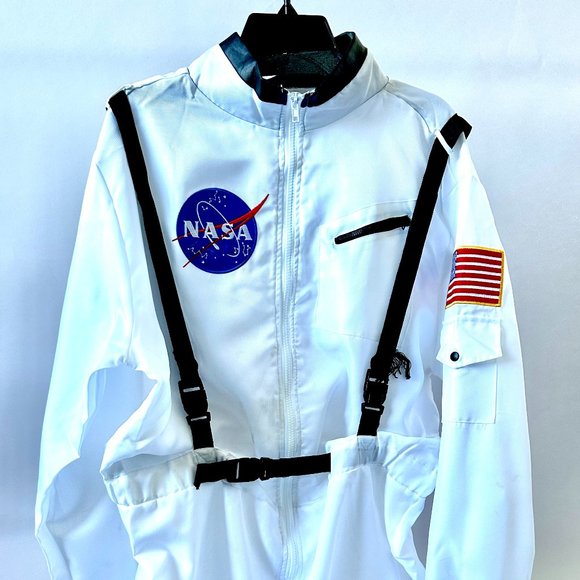 Spirit | Other | Halloween Adult White Nasa Jumpsuit Costume Size Adult ...